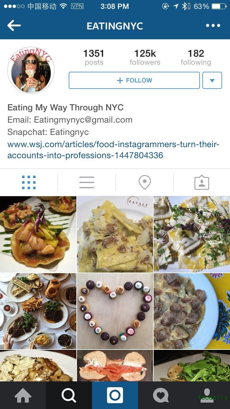 在 Instagram 上发食物照片居然成为了一门职业 | Foodaily每日食品